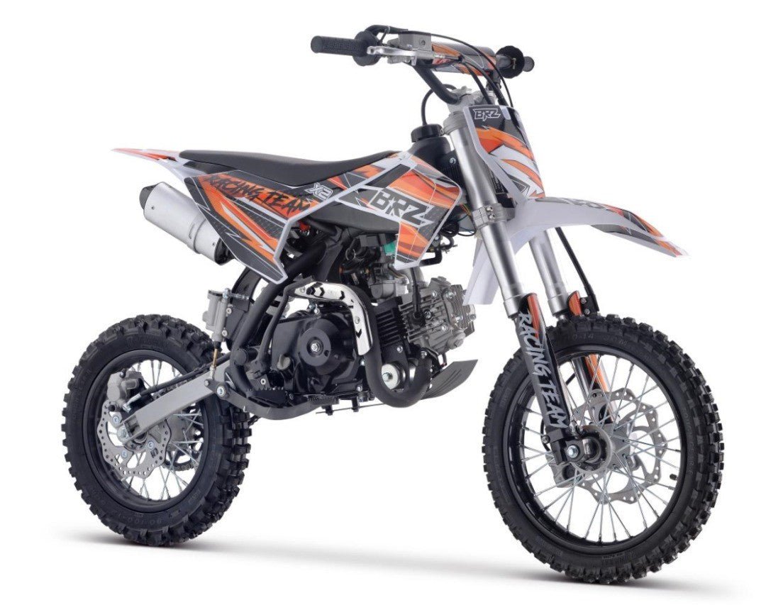 BRZ 110cc Racing Team Pro Start Semi Auto Pit Bike 14/12"