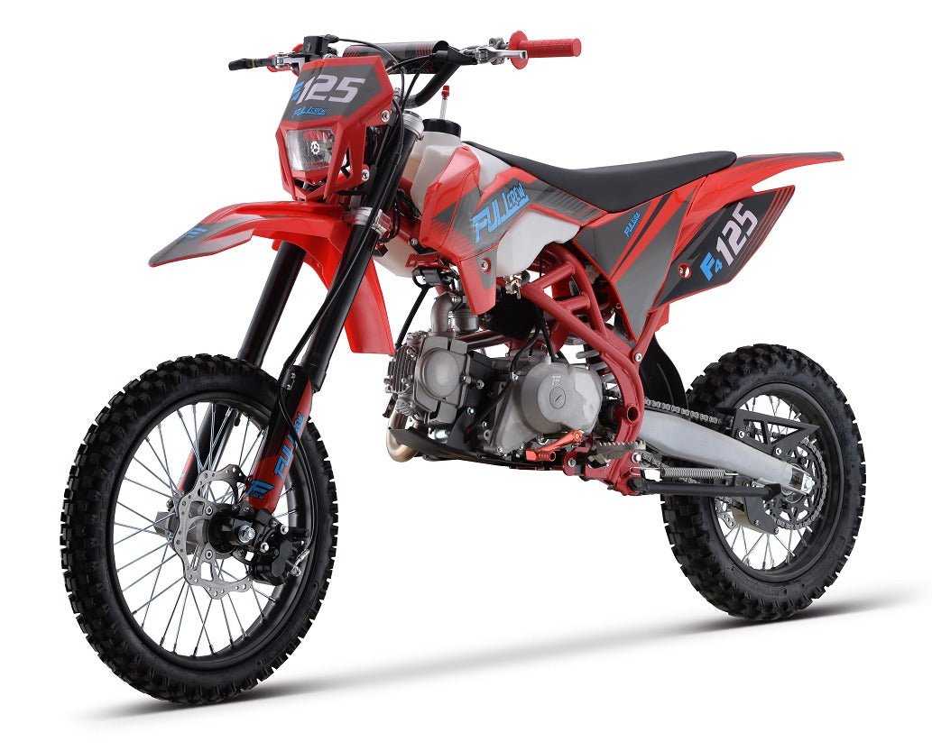 BRZ 125cc Racing Team Pro Start Manual Dirt Bike 17/14" Big Wheel