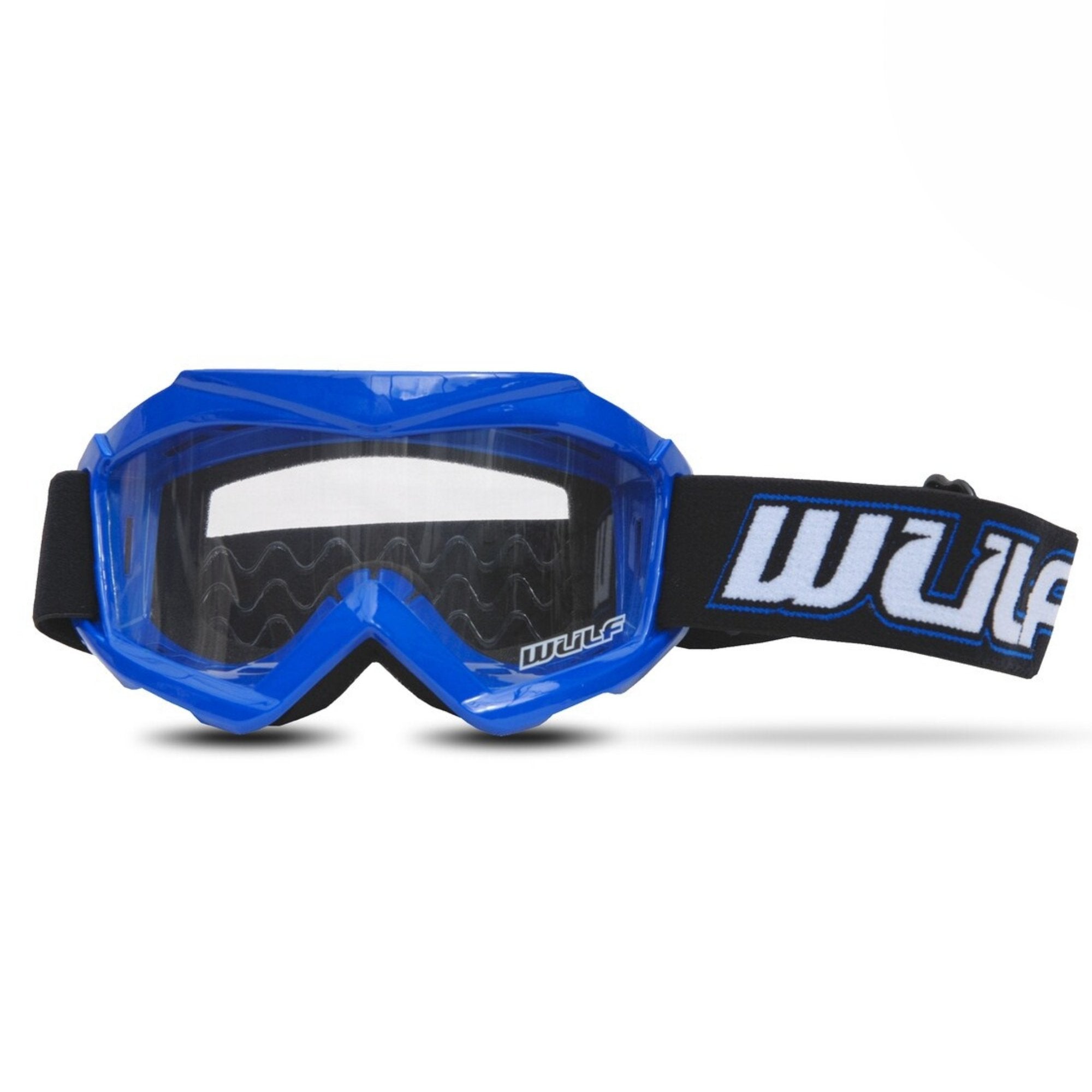Kids Blue Off-Road Tech Goggles | WULFSPORT